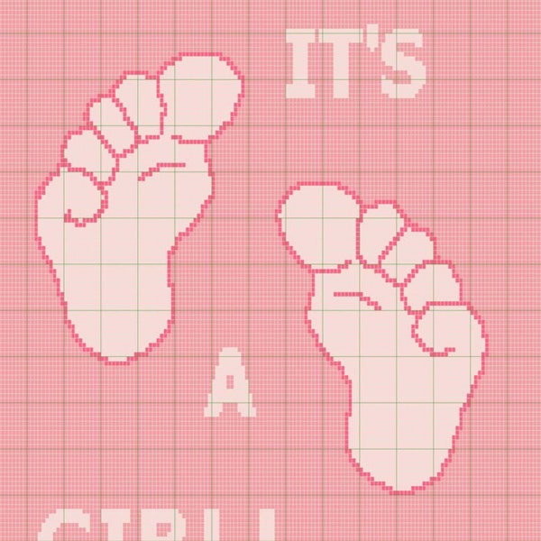 Bluey Baby Graph Crochet Pattern Graph and Crochet Pattern Could Also ...