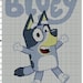 Bluey Baby Graph Crochet Pattern Graph and Crochet Pattern Could Also ...