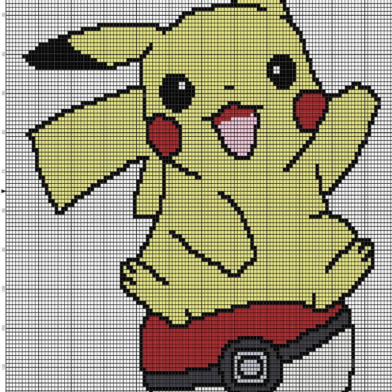 Crochet Pikachu Pattern - Etsy