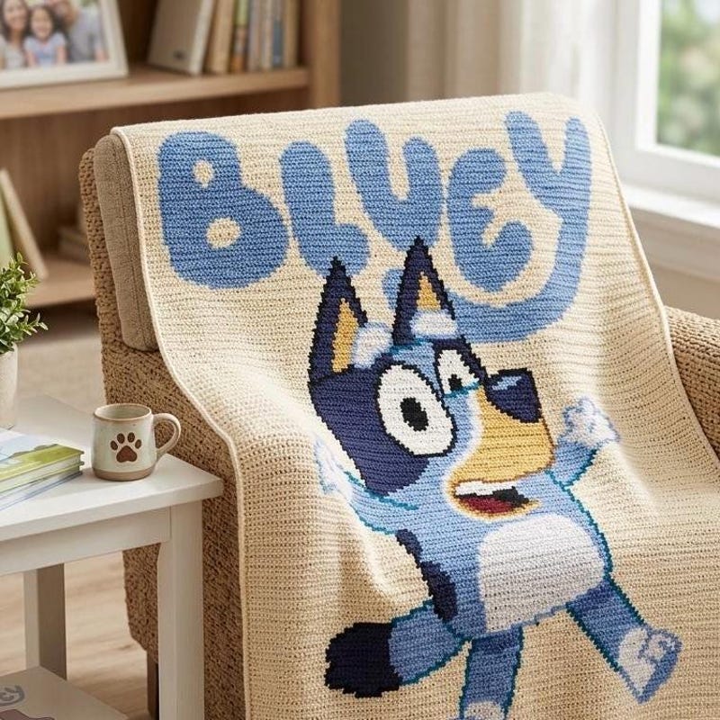 Bluey Cotton Bedding - Etsy