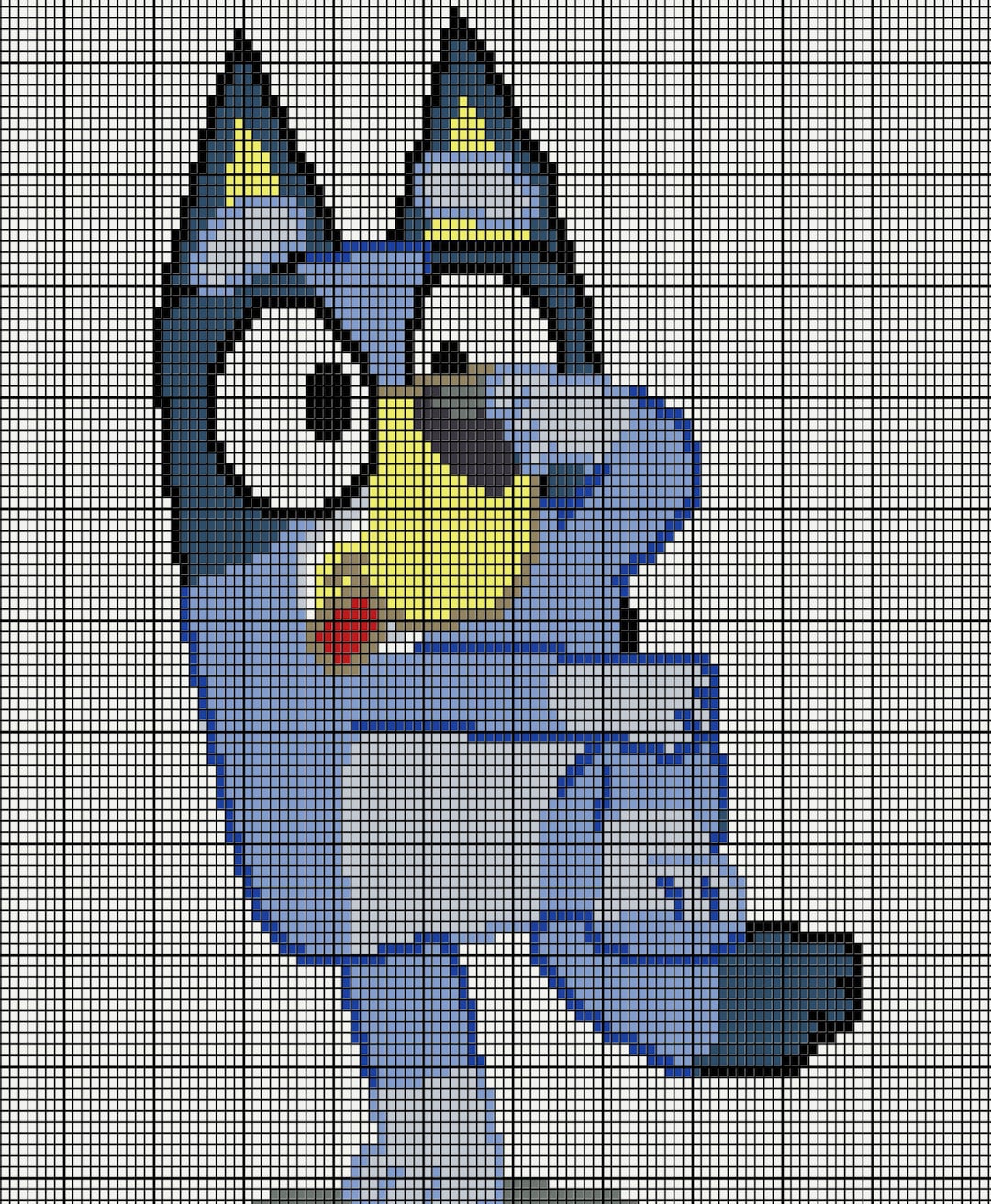 Buy Bluey Baby Graph Crochet Pattern Graph and Crochet Pattern Could ...