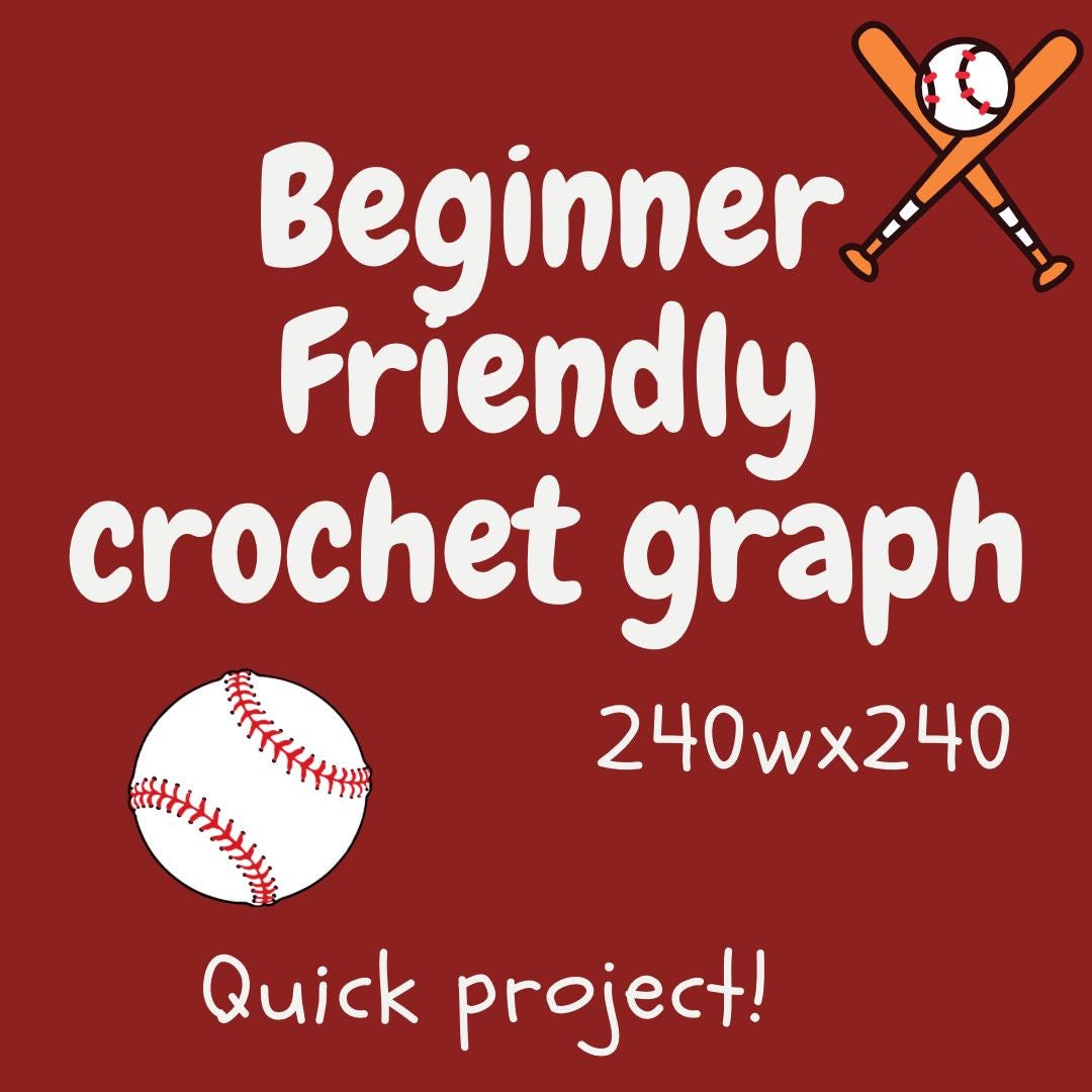 Dodgers Baseball Blanket Crochet Graphgan Pattern (PDF Pattern) - Etsy