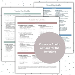 Pregnancy Checklists Bundle, Pregnancy Prep Printable, Expecting Mom ...