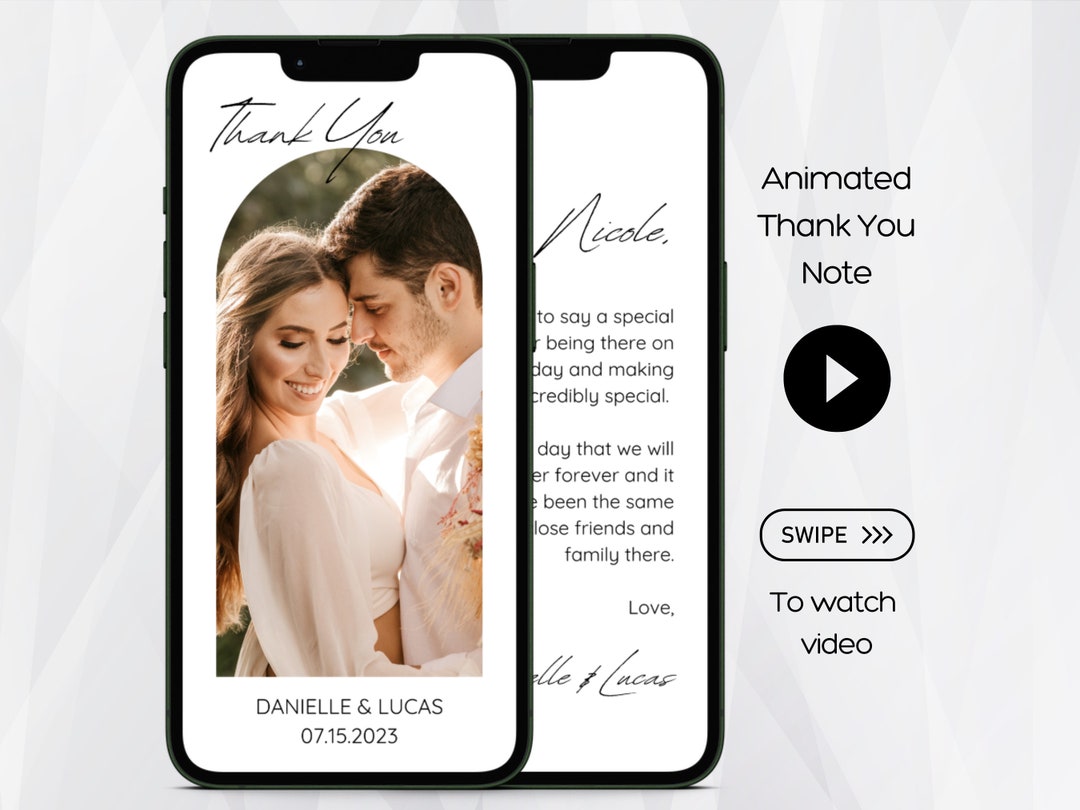 Thank You Card Template, Electronic Thank You Card, Thank You Ecard ...