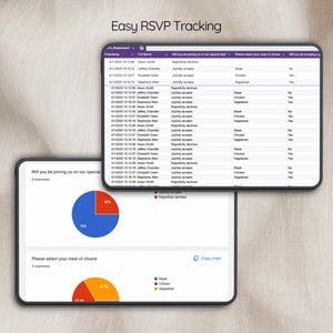 Digital Wedding Invitation With RSVP, Online Wedding Invite With Rsvp ...