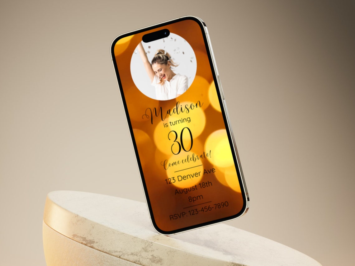 Editable Event Invitation Animated Event Invitation Video - Etsy