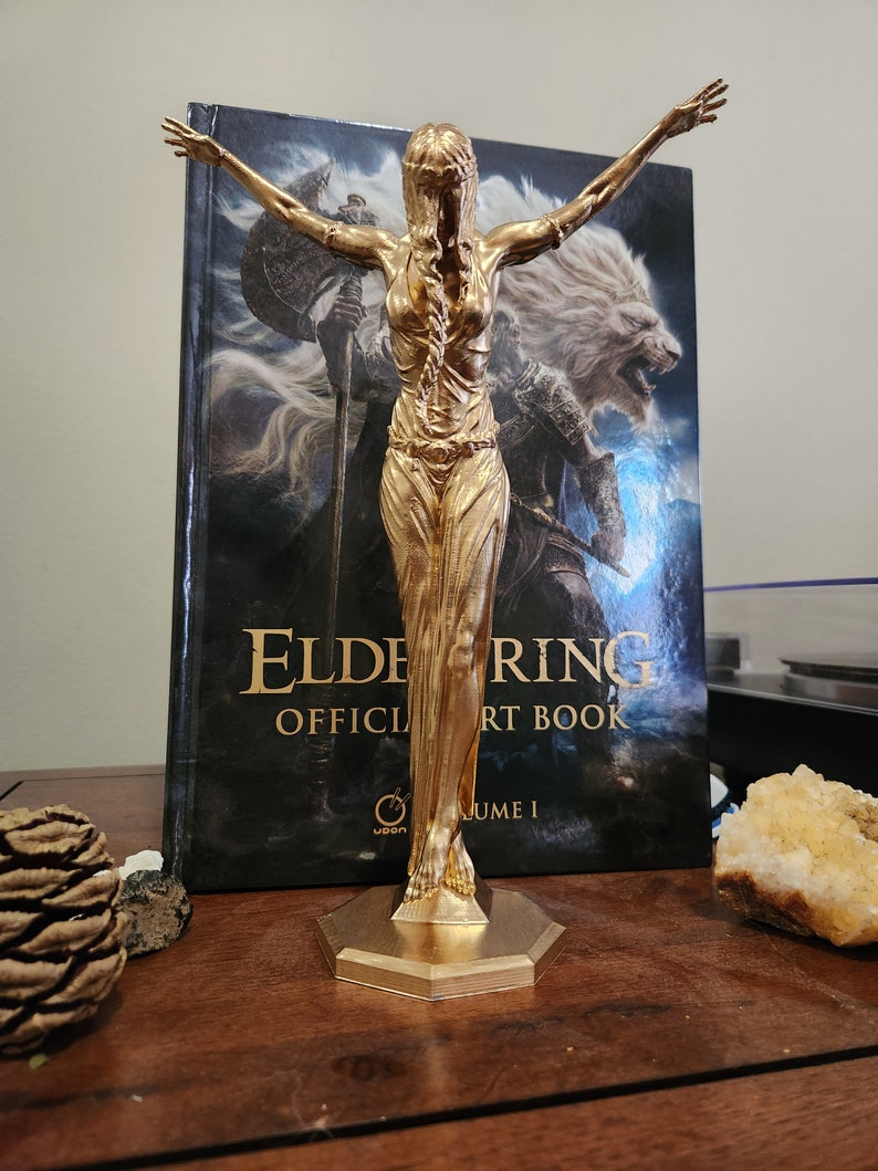Elden Ring Golden Goddess Statue Hand Painted marika Inspired - Etsy