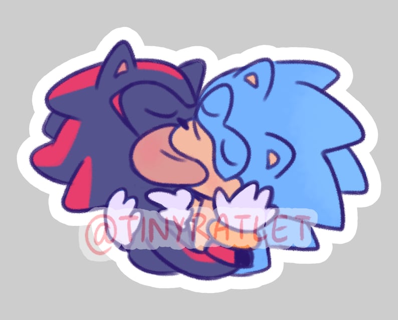 Sonadow Kissy Charm / Sticker - Etsy