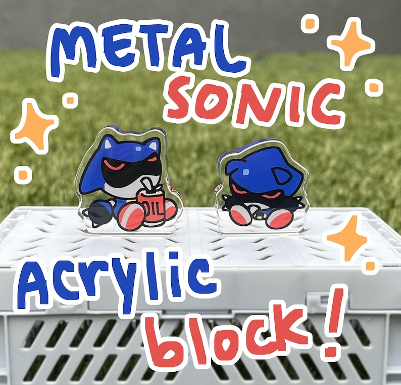 Metal Sonic Acrylic Block!! - Etsy