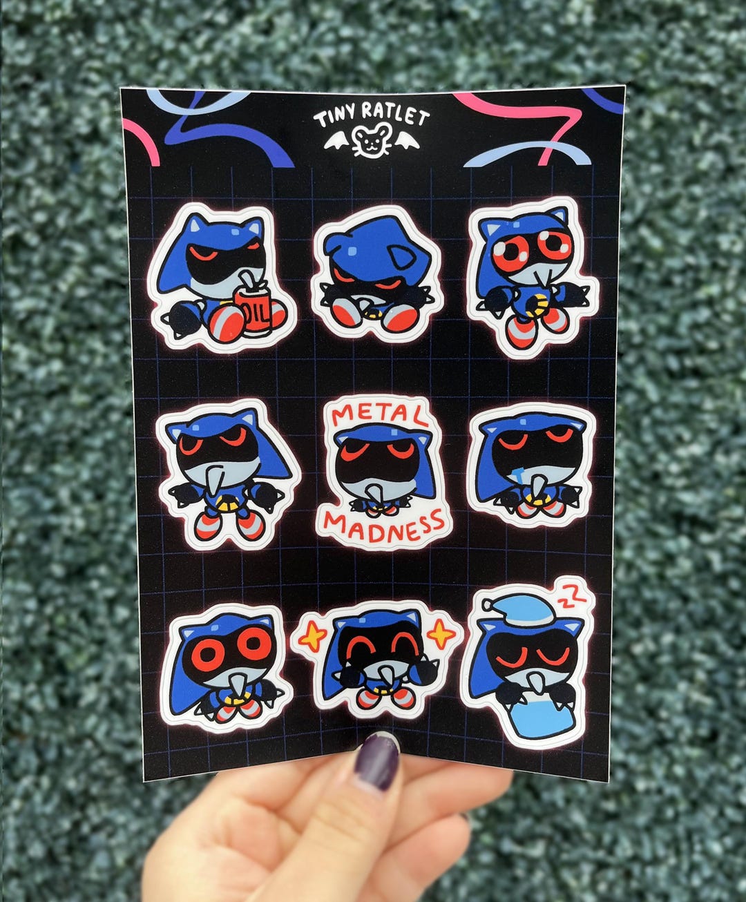 Metal Sonic Sticker Sheet!! - Etsy