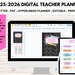 August 2025-july 2026 Digital Teacher Planner, Ipad/goodnotes Planner ...