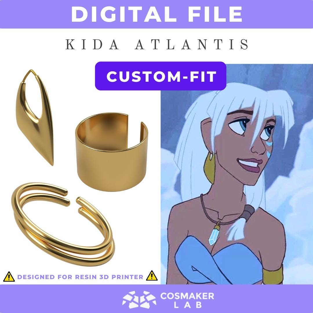 Atlantis Kida Cosplay Accessories - Etsy