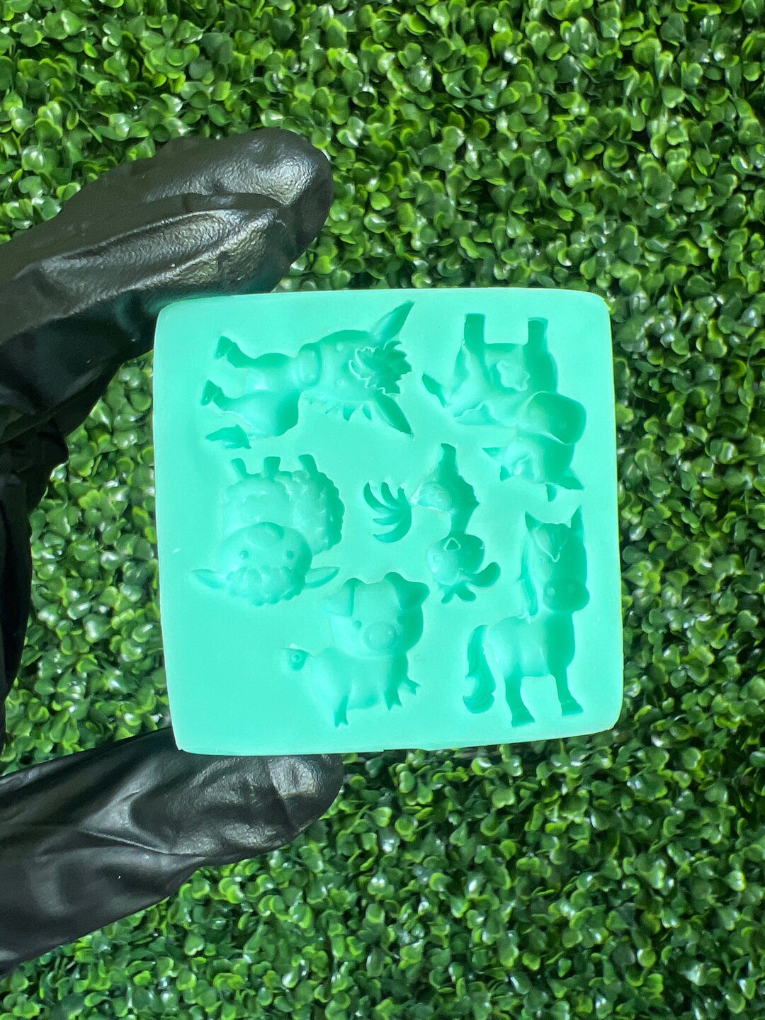 Flexible Silicone 25mm Farm Animals Mold - Etsy