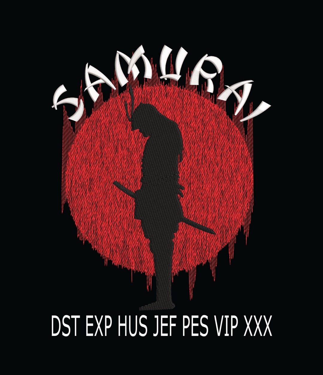 Samurai - Machine Embroidery Design - Etsy