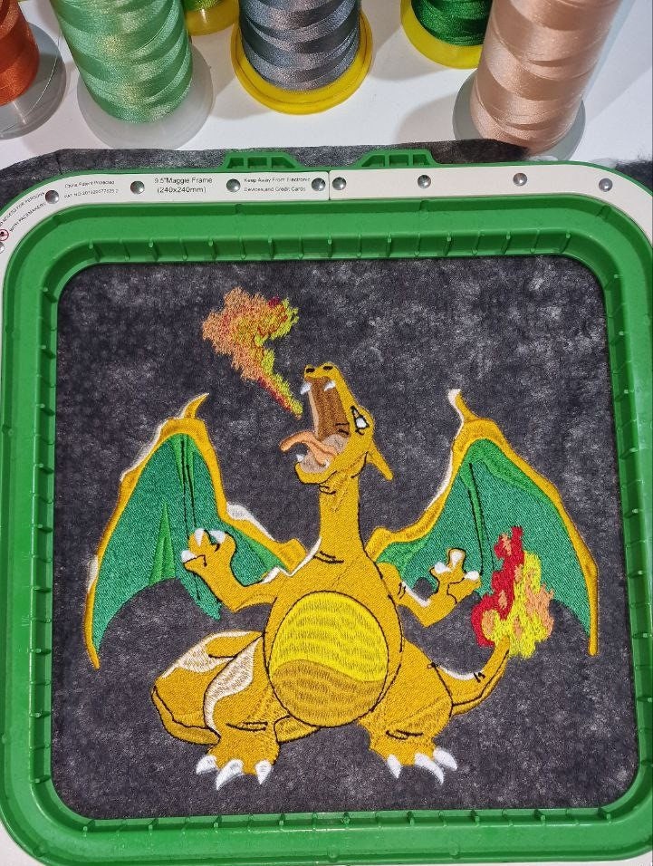 Charizard Pokémon Anime Embroidery Design, File 6 Sizes - Etsy