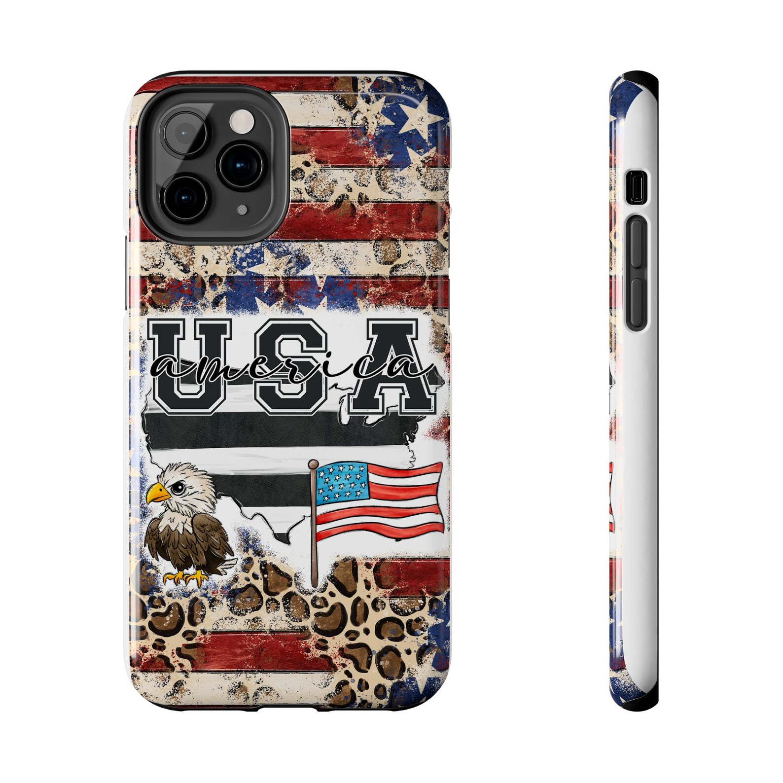 Patriotic American Flag Phone Case - USA Flag iPhone Cover - Etsy