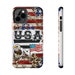 Patriotic American Flag Phone Case - USA Flag iPhone Cover - Etsy