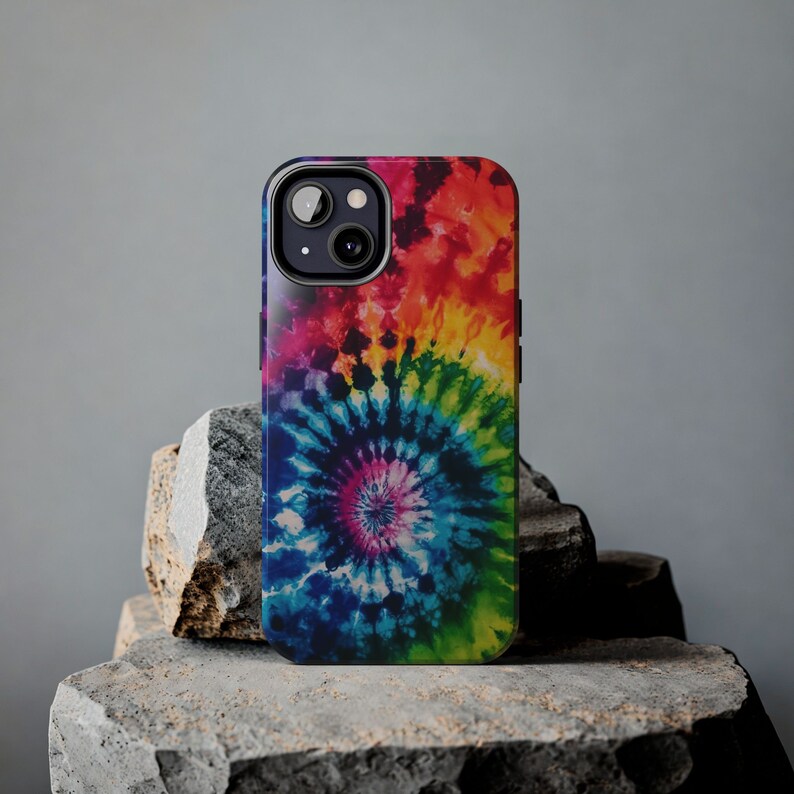 Colorful Tie Dye Phone Cover - Funky and Fun Accessory for iPhone and ...