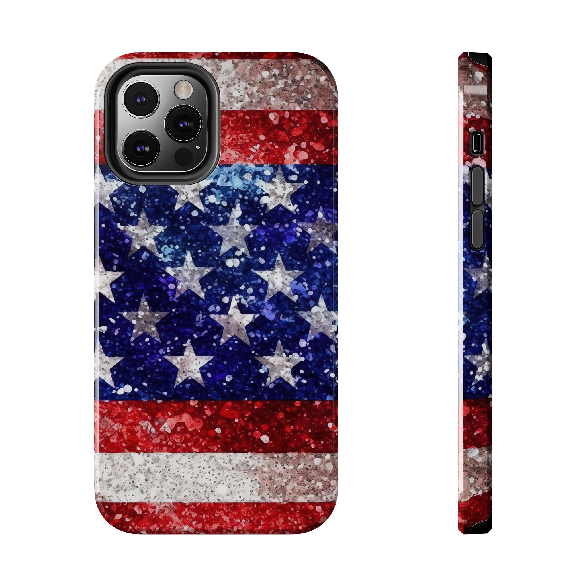 Sparkling American Flag Phone Case Fourth of July Patriotic Phone Case ...