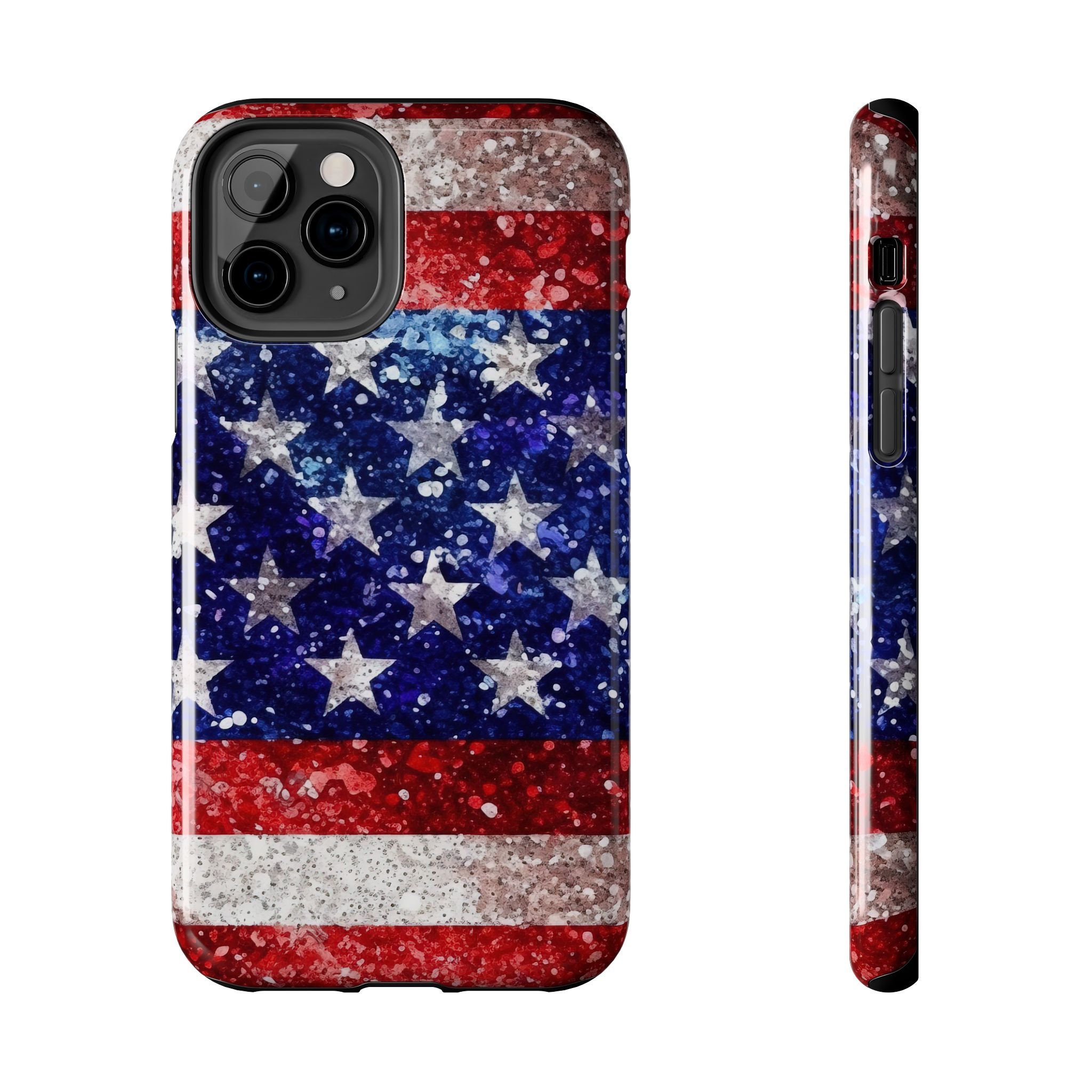 Sparkling American Flag Phone Case Fourth of July Patriotic Phone Case ...