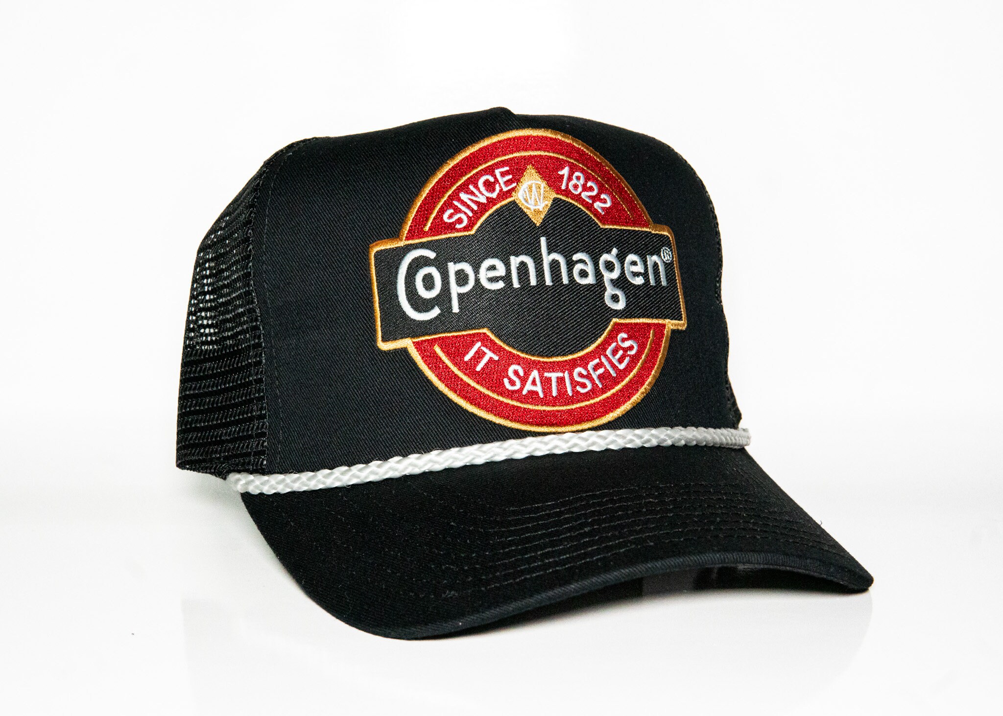 Vintage Copenhagen Patch on Fitted Structure Trucker Vintage Rope ...