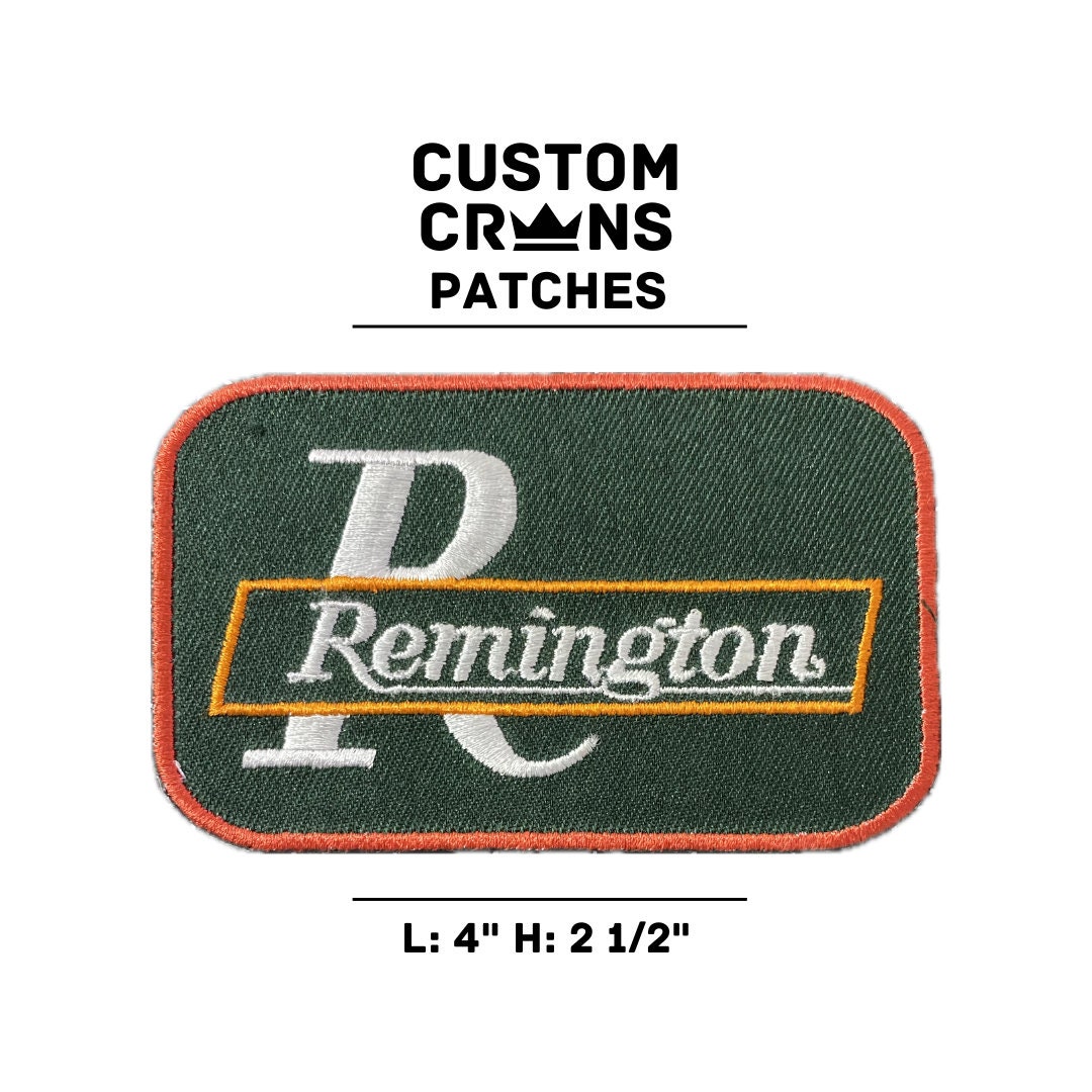 Remington Iron on Patch Embroidered Hunting Patch Outdoors Fishing and ...