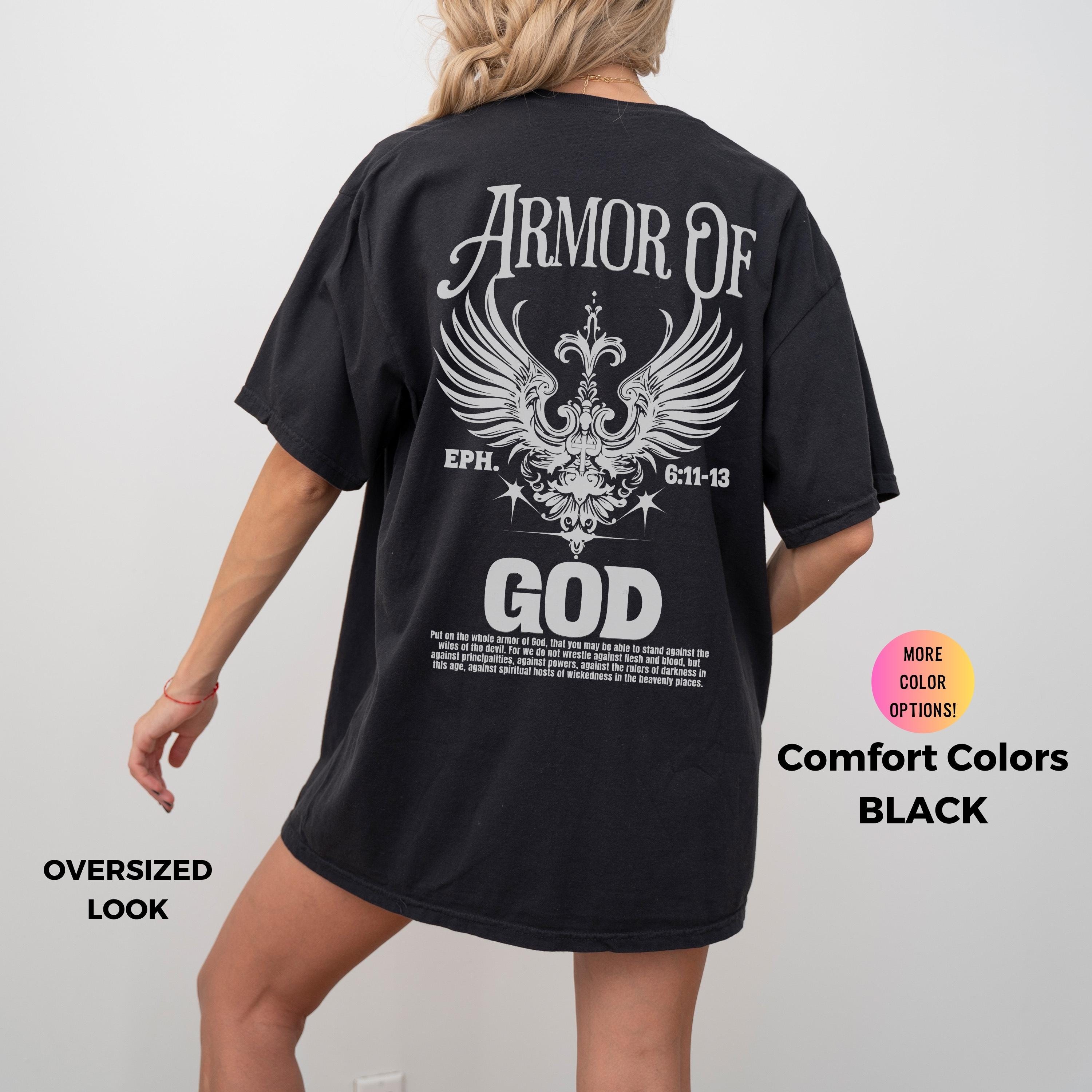 Armor of God T-shirt: Boho Christian Apparel, Comfort Colors Tee - Etsy