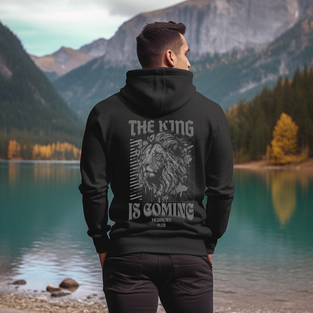 Mens Christian Hooded Sweatshirt Religious Hoodie Sweater Casual ...