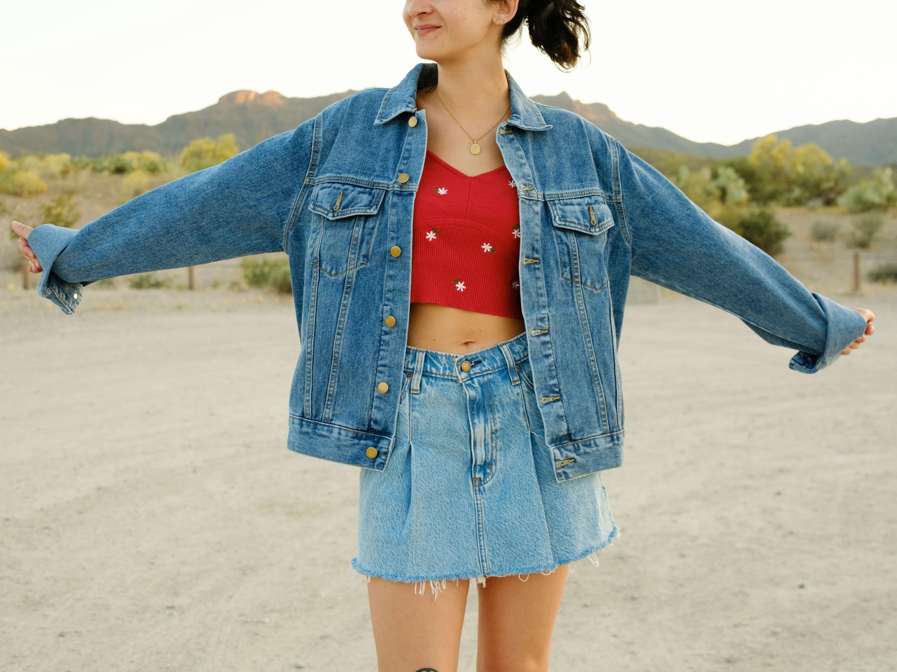 Christian Denim Jacket Bible Verse Trusting in Him Jean Jacket Women ...