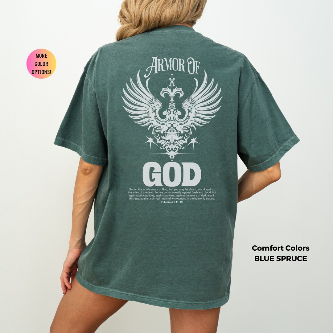 Armor of God Christian T Shirt Bible Verse Tshirt Jesus Shirt Christian ...