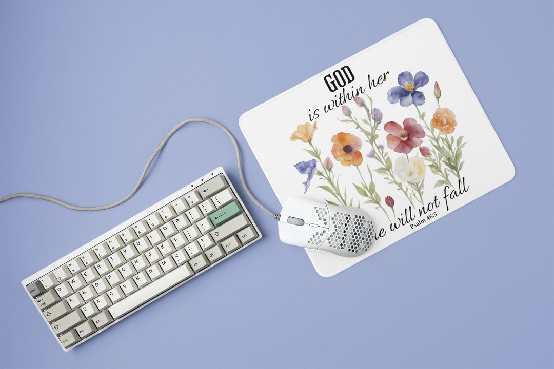 Mousepad Office Decor Bible Verse Mousepad Gifts Under 20 Mousepad ...