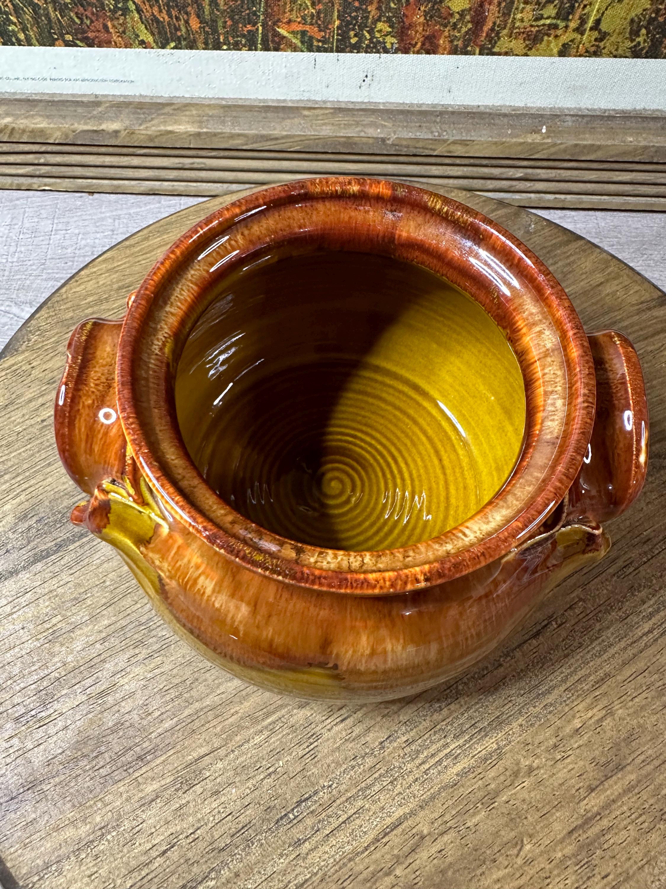 Vintage Dryden Original '79 Clay Bean Pot - Etsy