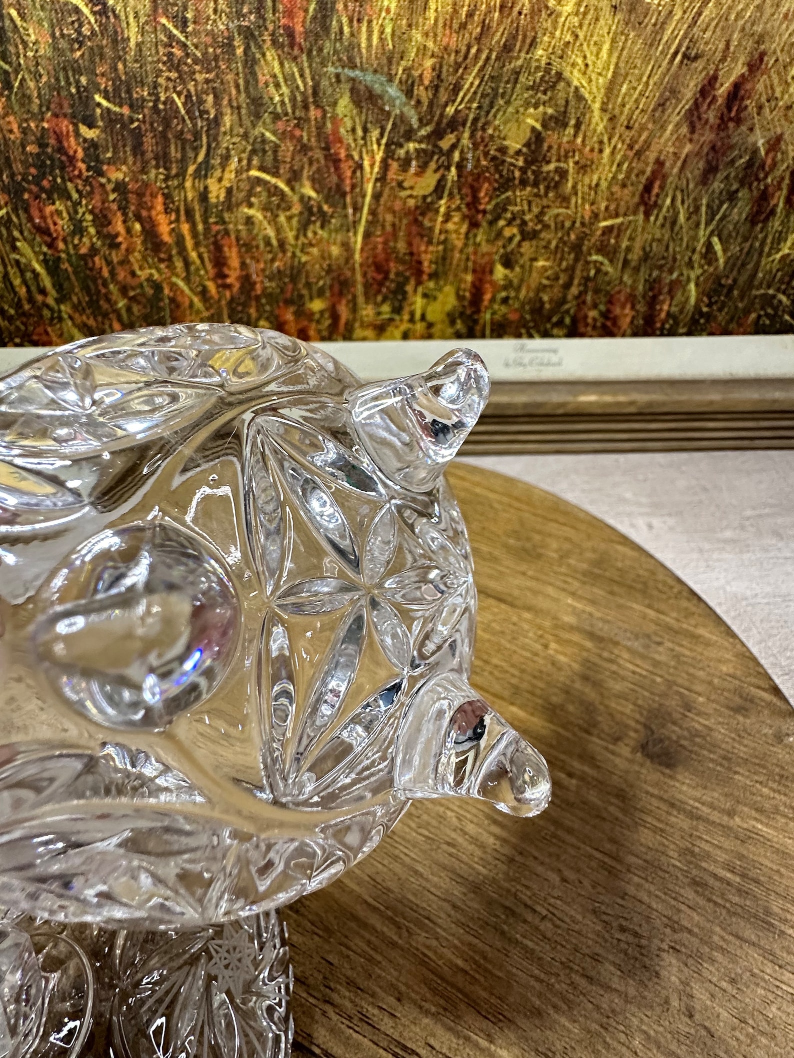 Star of David Cut Glass Crystal Candy Dish - Etsy