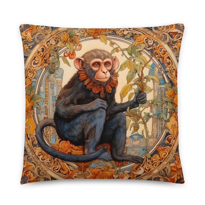 Monkey Pillow - Etsy