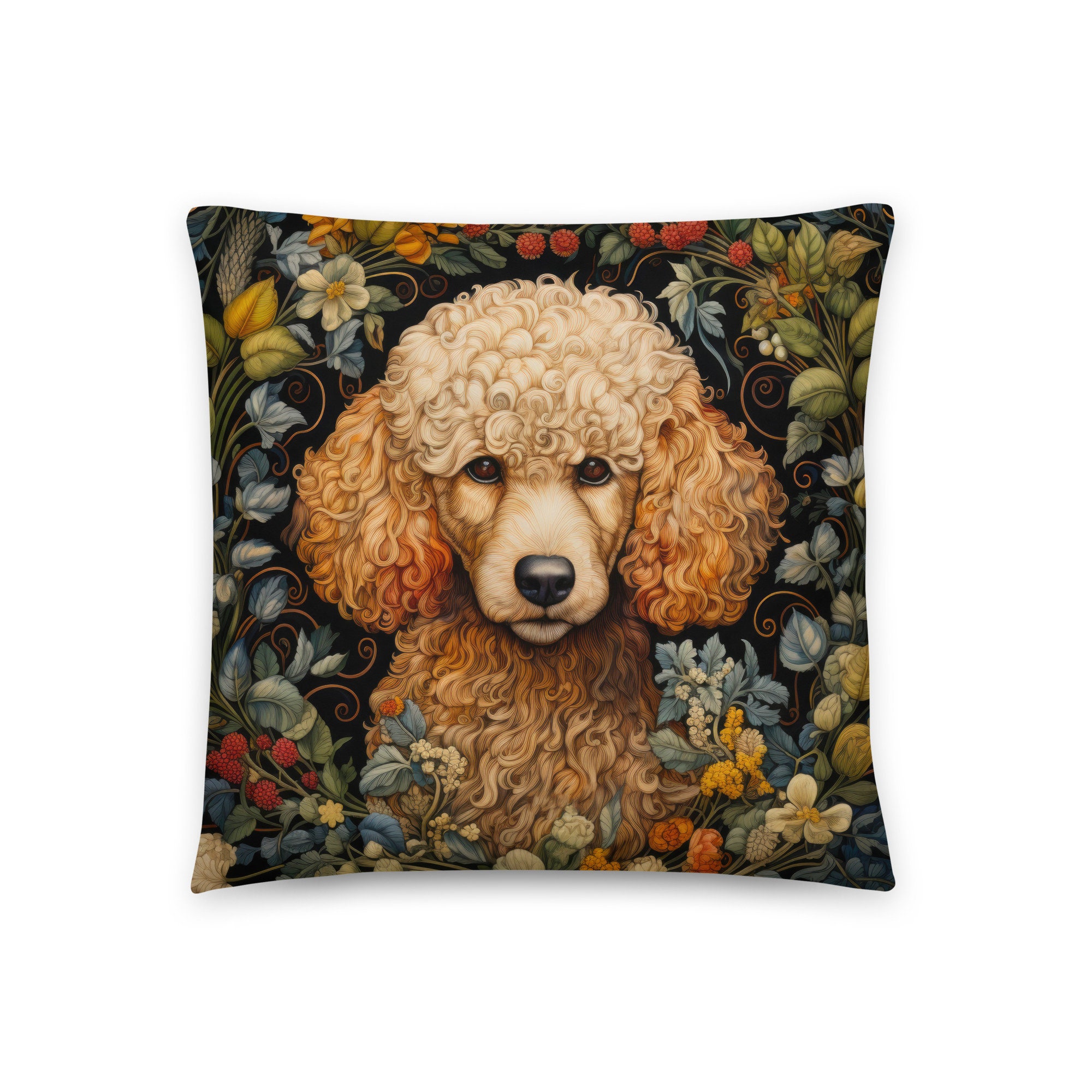 Poodle Pillow, William Morris, Poodle Cushion, Labradoodle - Etsy