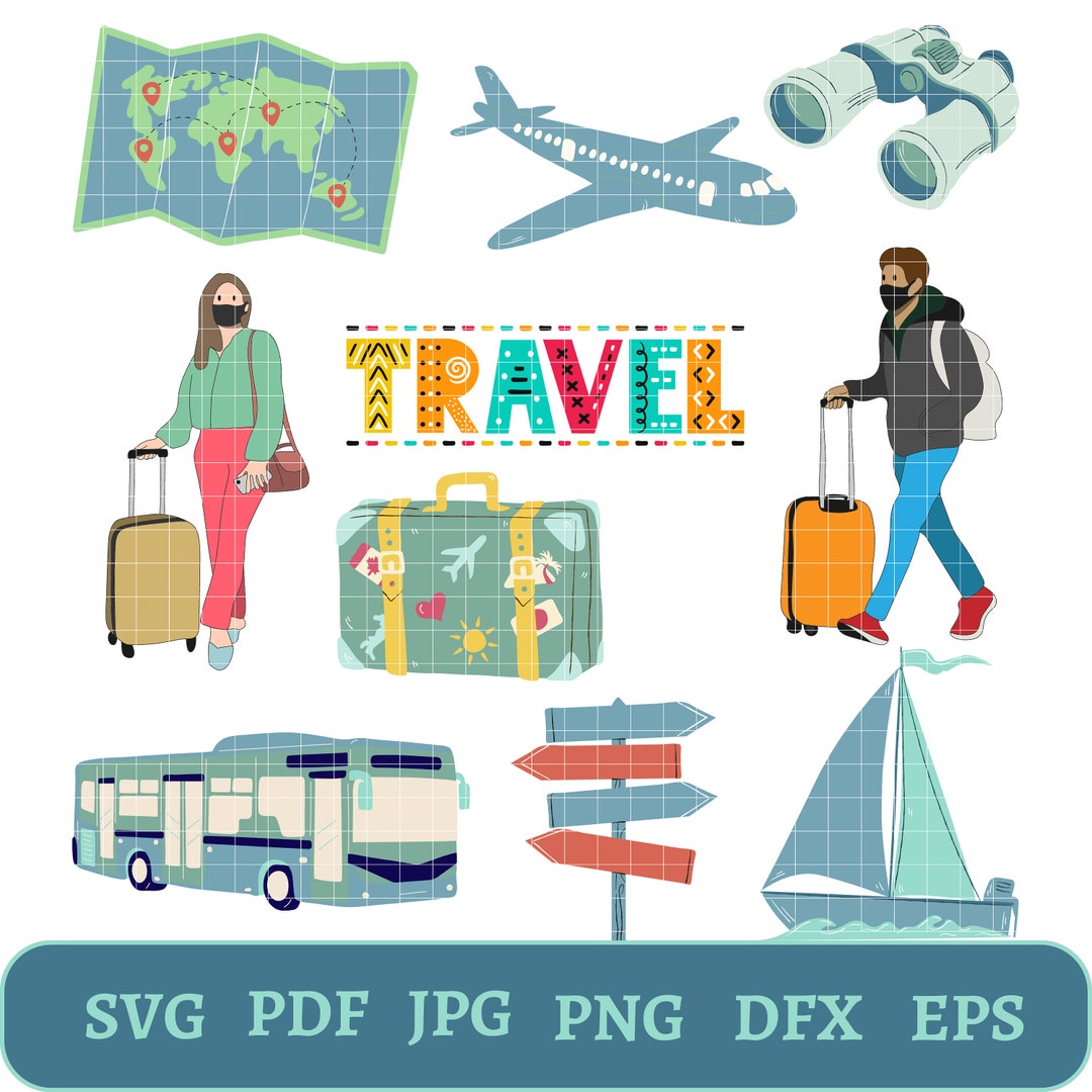 Travel Cricut File Travel Cut Cricut Travel Cut File Travel - Etsy