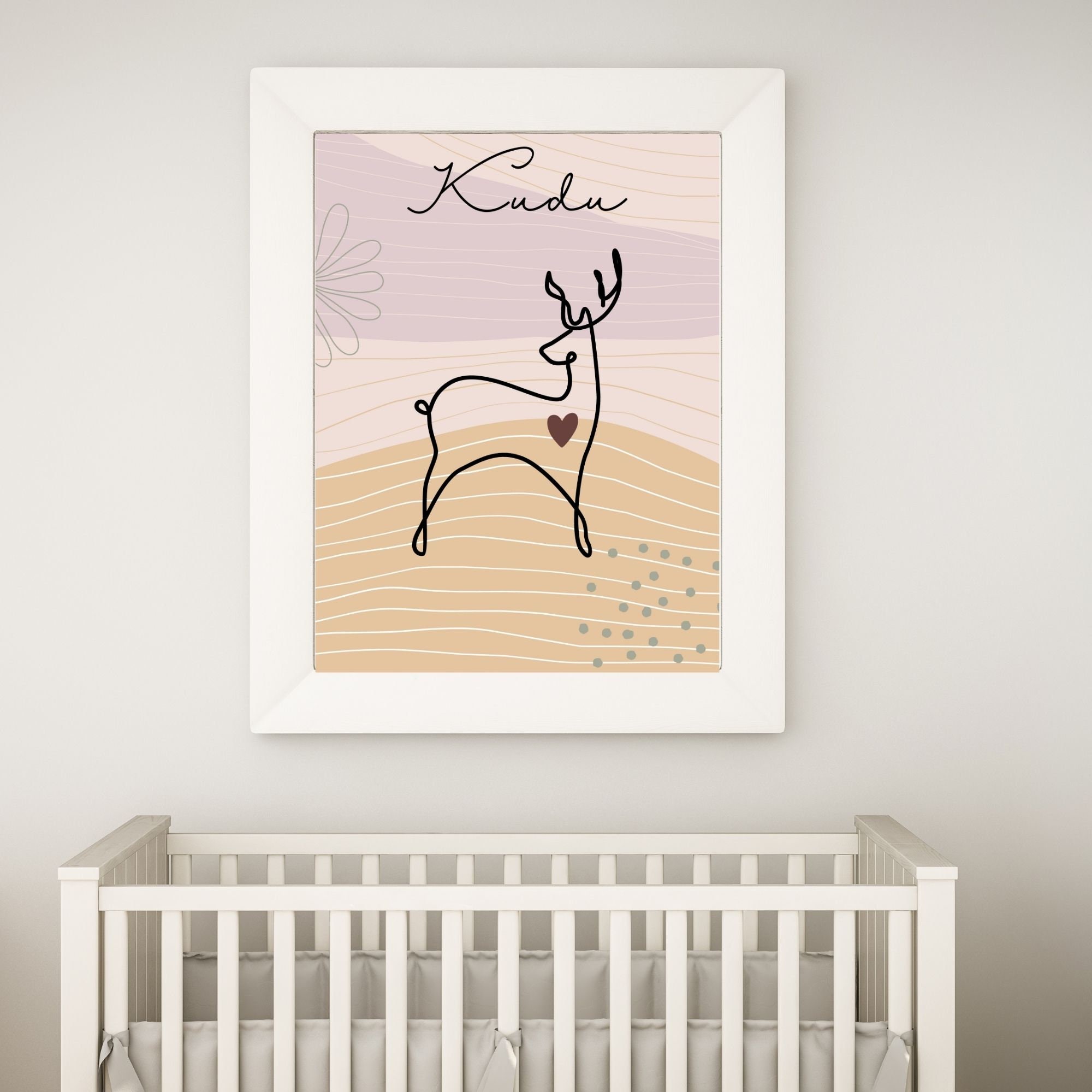 Kudu Printable Wall Art, Safari Theme Poster Print, Digital Download ...