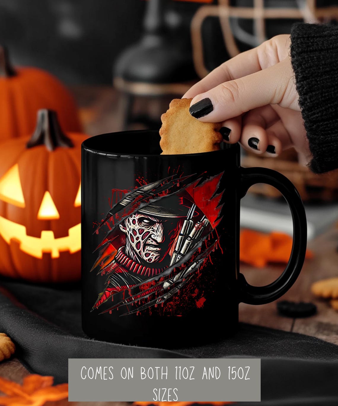 Personalized Horror Movie Mug: Scary Mask Art Coffee Cup - Etsy