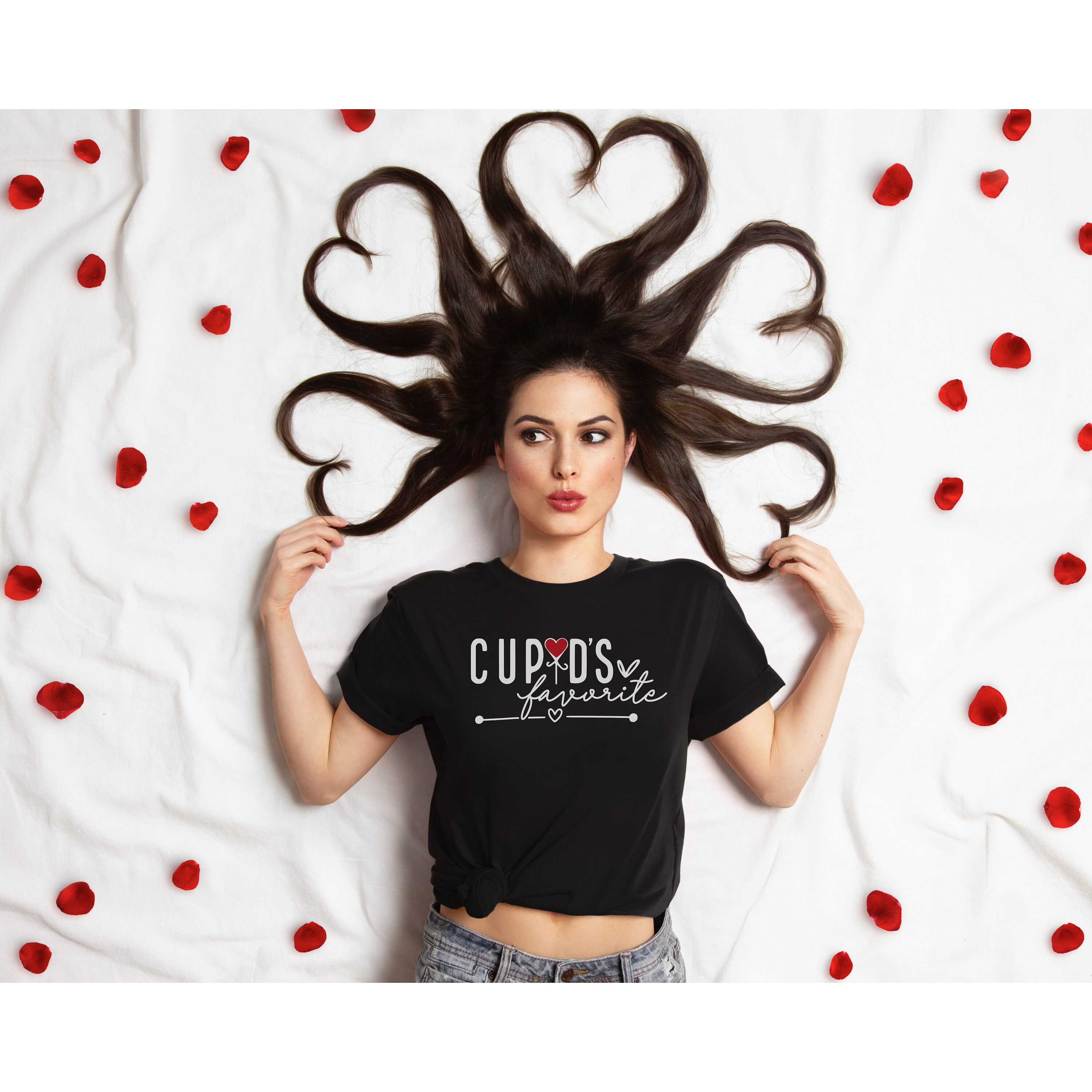 Cupid's Favorite Tee,valentines Day Shirt,couples Valentine Wear ...
