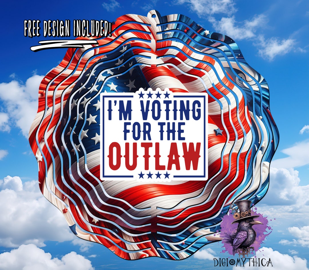 Trump 2024 Wind Spinner Png, 10in Conservative Patriot Windspinner ...