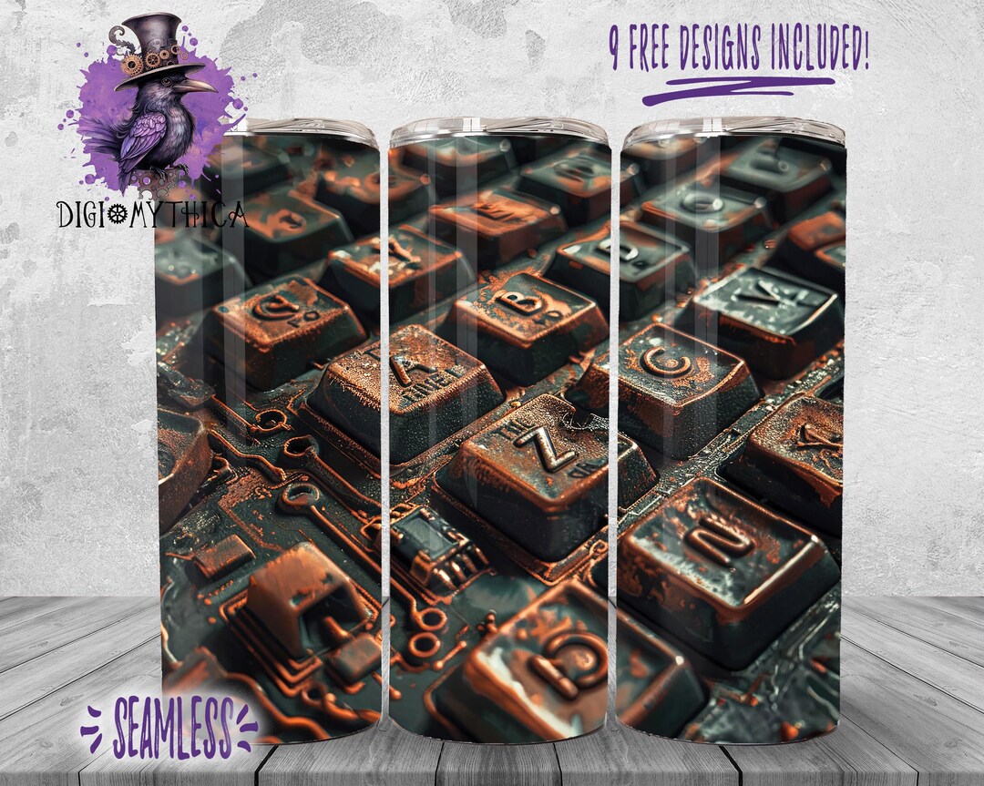 Computer Gamer Tumbler Wrap Png, 20oz Computer Tech Design, Geek ...
