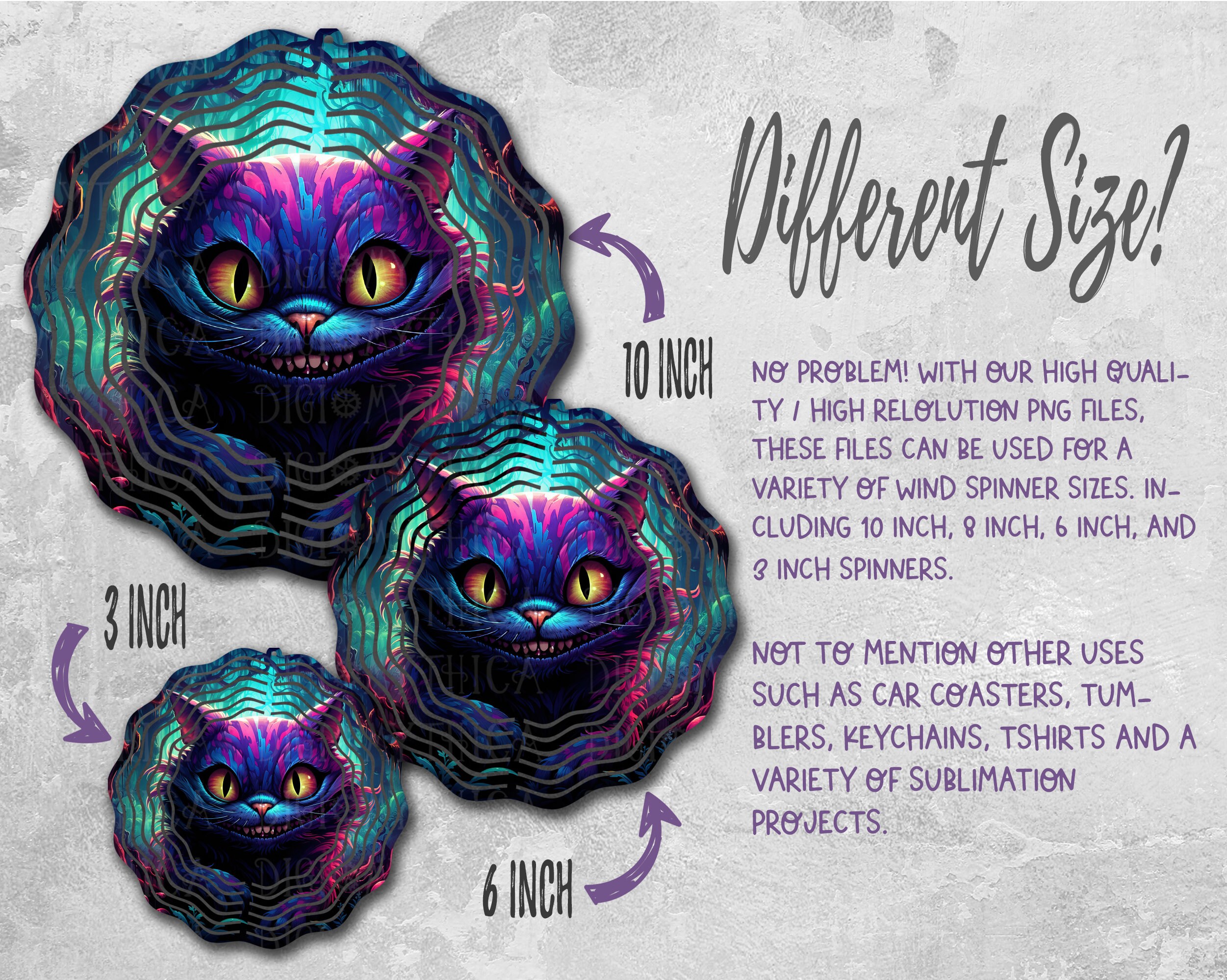 Wonderland Wind Spinner Png, Mad Hatter Windspinner Design, Fairytale ...