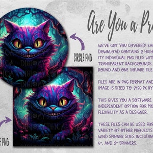 Wonderland Wind Spinner Png, Mad Hatter Windspinner Design, Fairytale ...