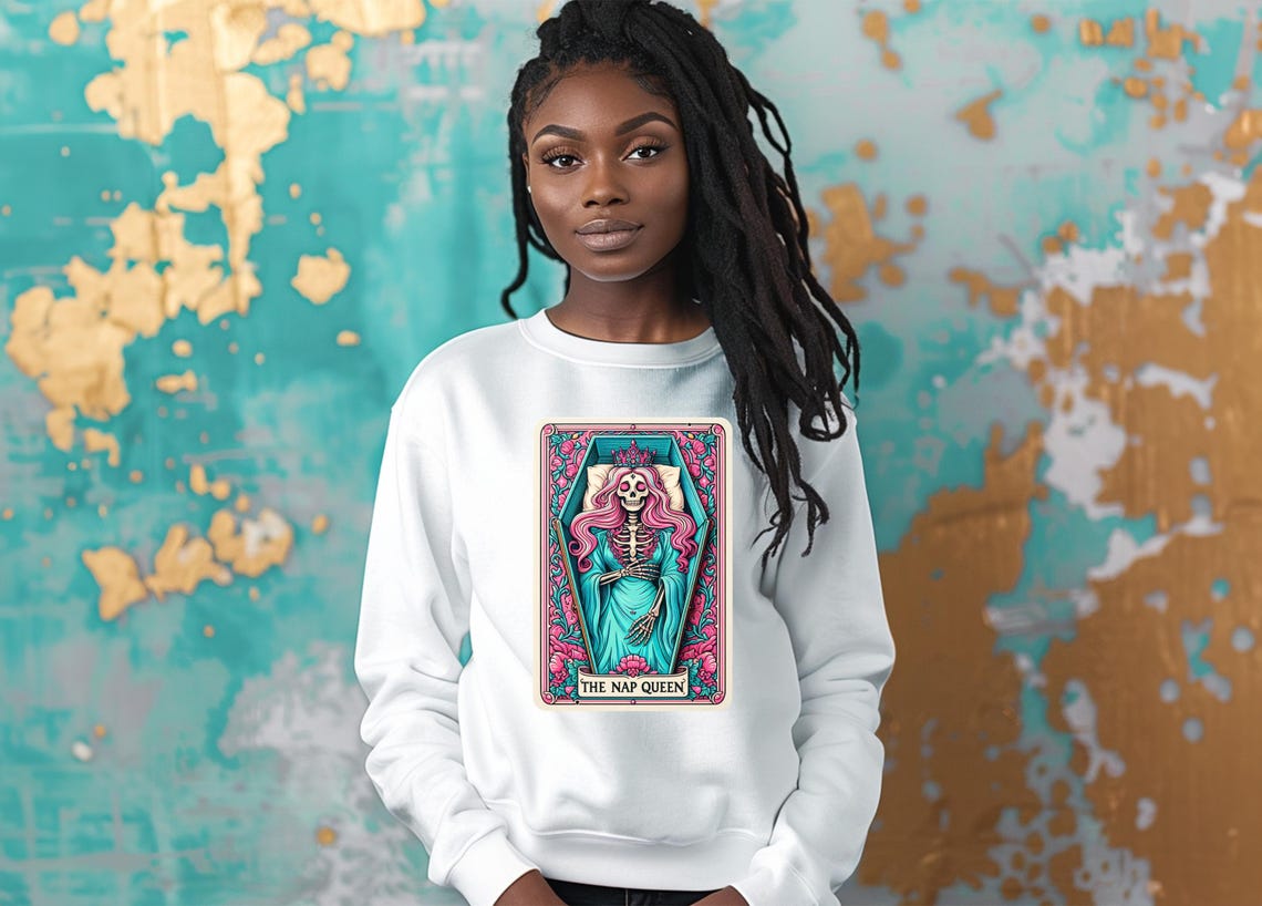 Nap Queen Tarot Card PNG File, Tarotcards PNG Sublimation Download ...