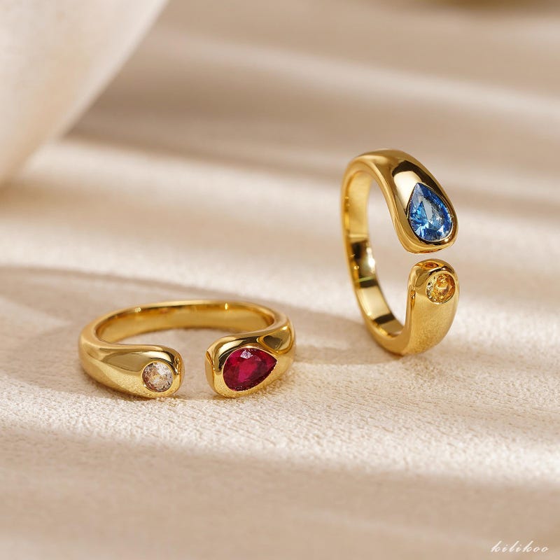 Toi Et Moi Ring Signet - Etsy
