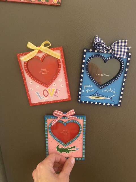 Hand Painted Heart Picture Frame, Valentines Day, Love, - Etsy