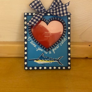 Hand Painted Heart Picture Frame, Valentines Day, Love, - Etsy