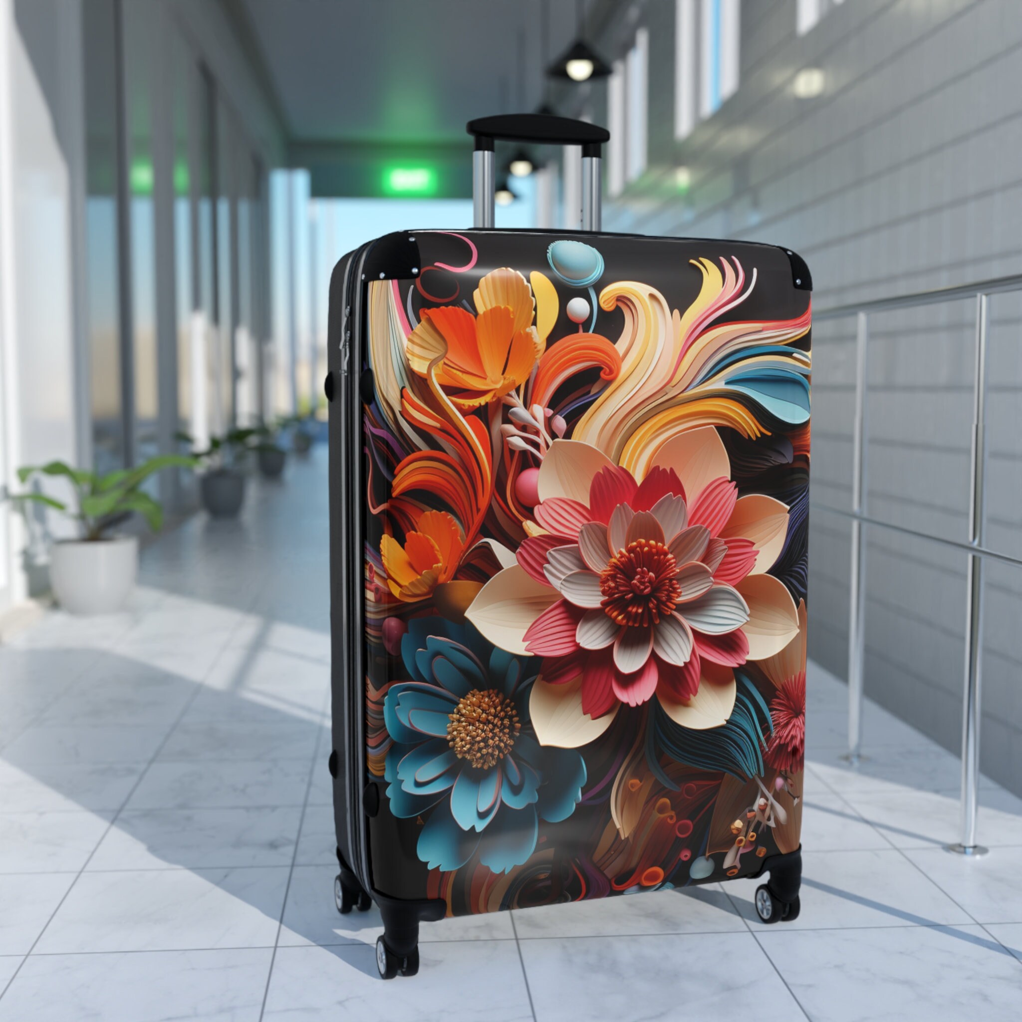 Suitcase, Blooming Suitcase: A Journey Full Of Life And Color