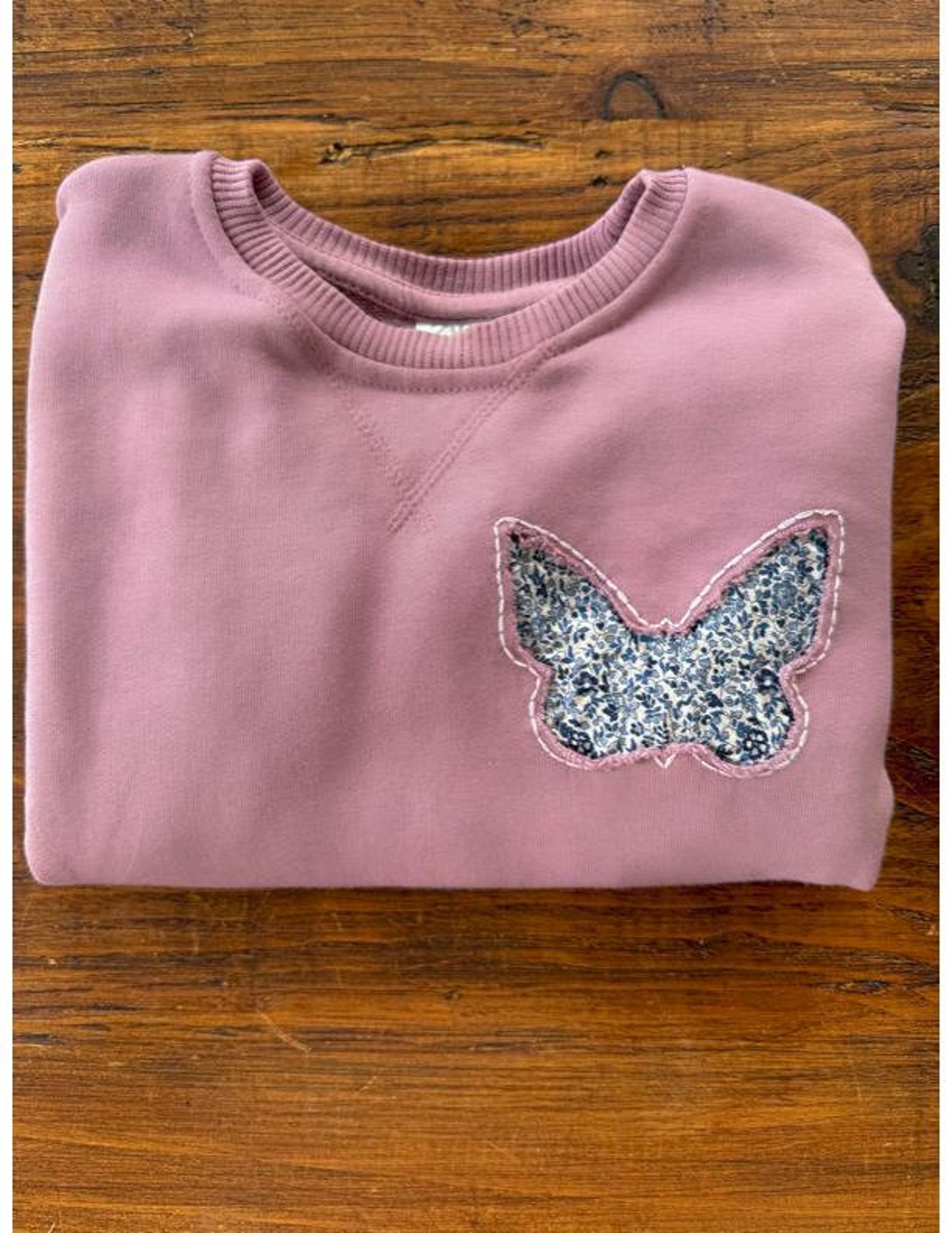 Youth Sweatshirt With Cutout Embroidery Shapes and Letters - Etsy
