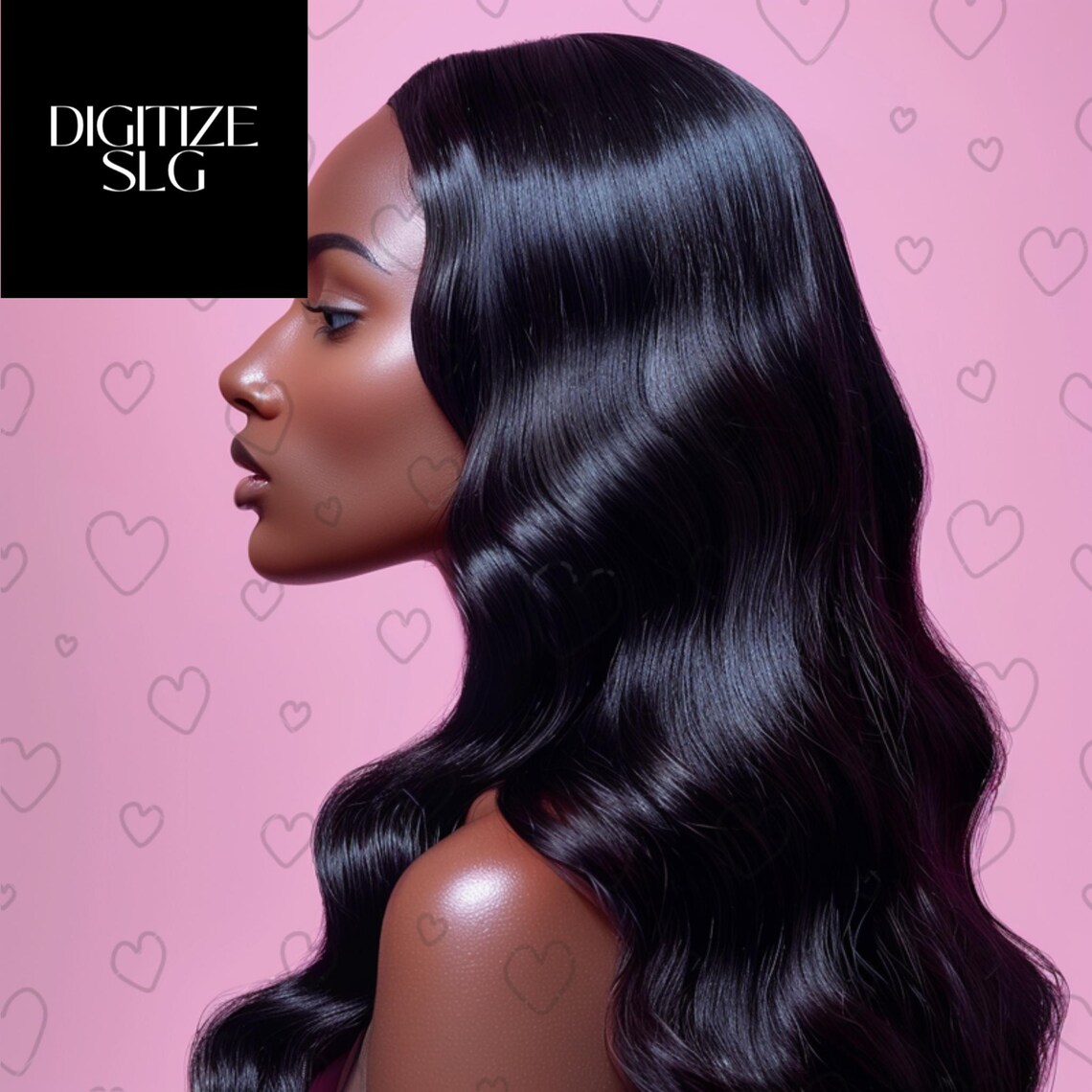 4 Hair Stock Photos for Wig & Bundle Business | Melanin Model Glam ...
